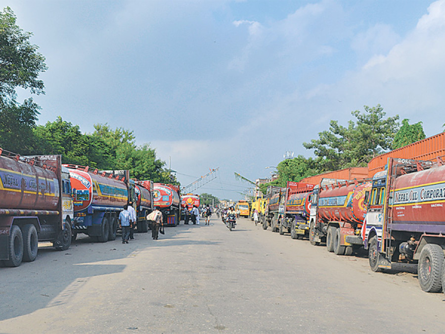 Cargo movement remains obstructed at Jogbani, Kakarvitta