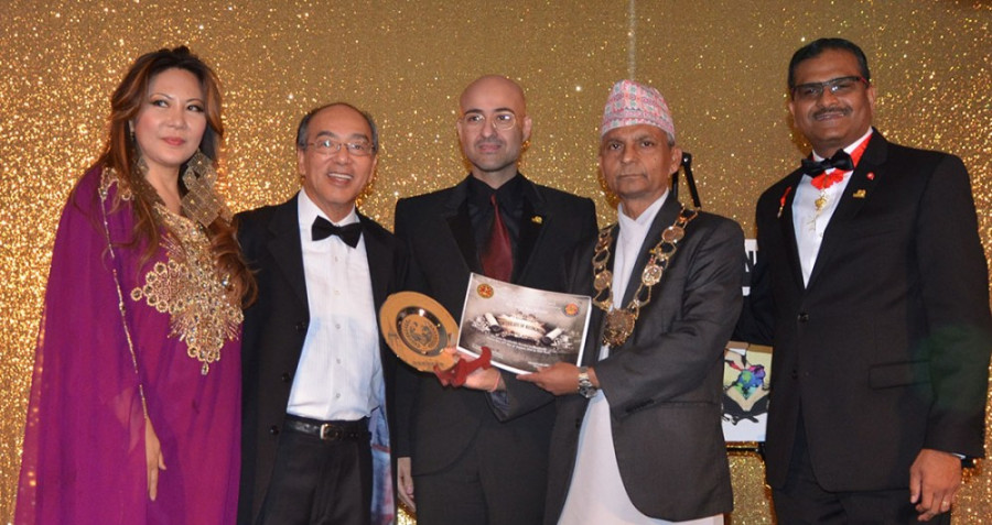 Khil Raj Regmi honoured with Asia's Dignitary Man of the Year