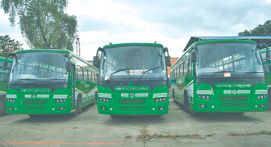 NAC to lease Sajha buses as stopgap measures