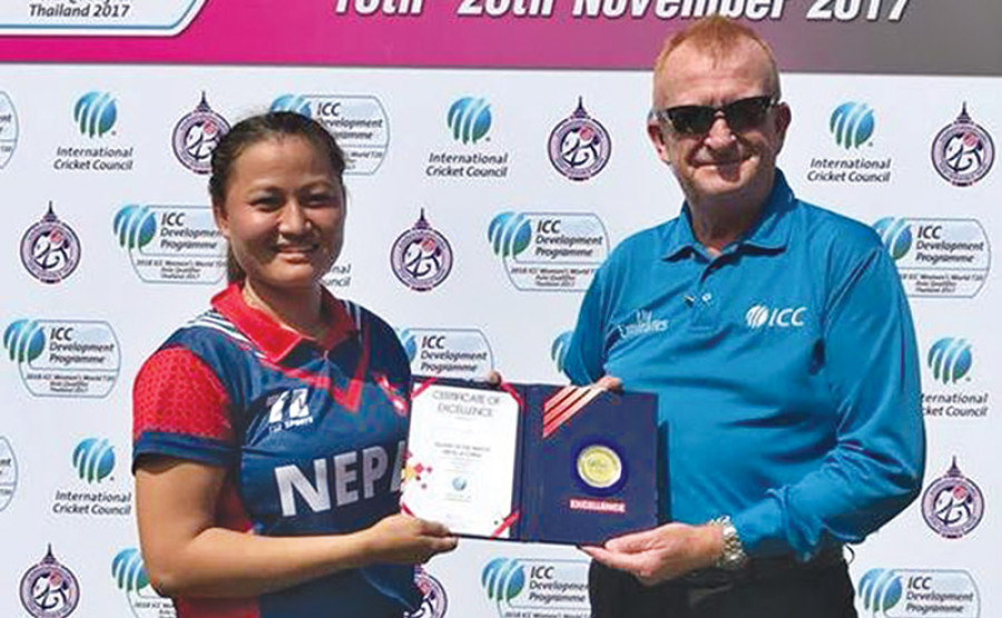 Rai takes treble in Nepal’s victory