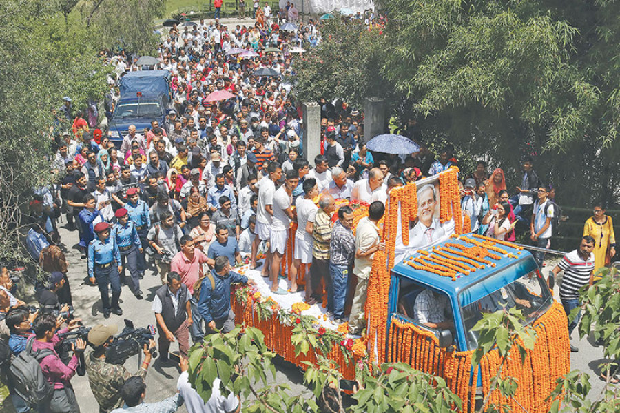 Dr Devkota cremated with full state honours at Pashupati