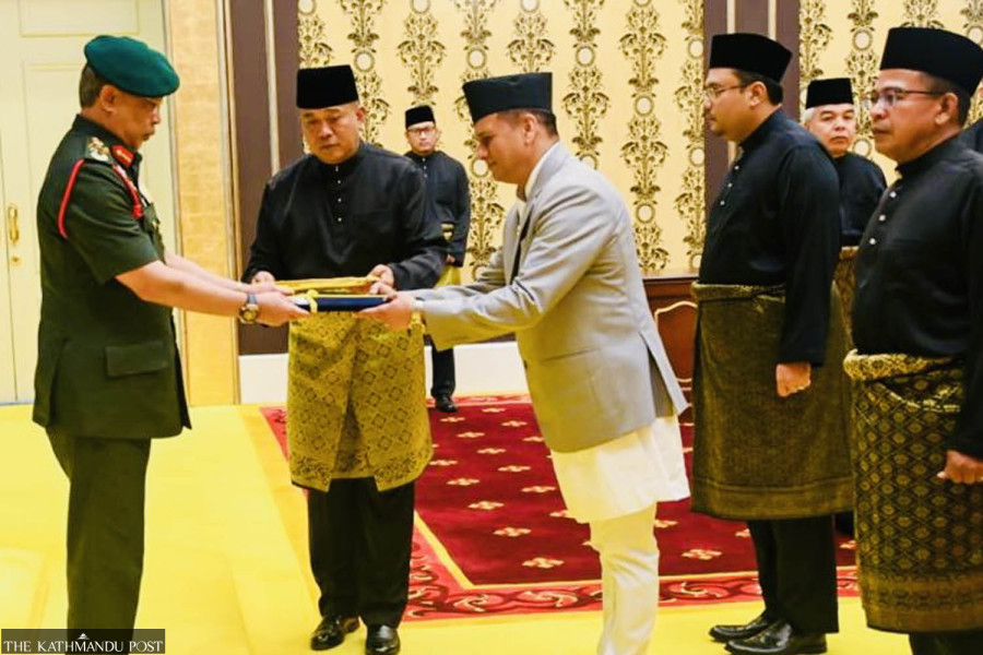 Nepal’s ambassador to Malaysia Poudel presents letter of credence