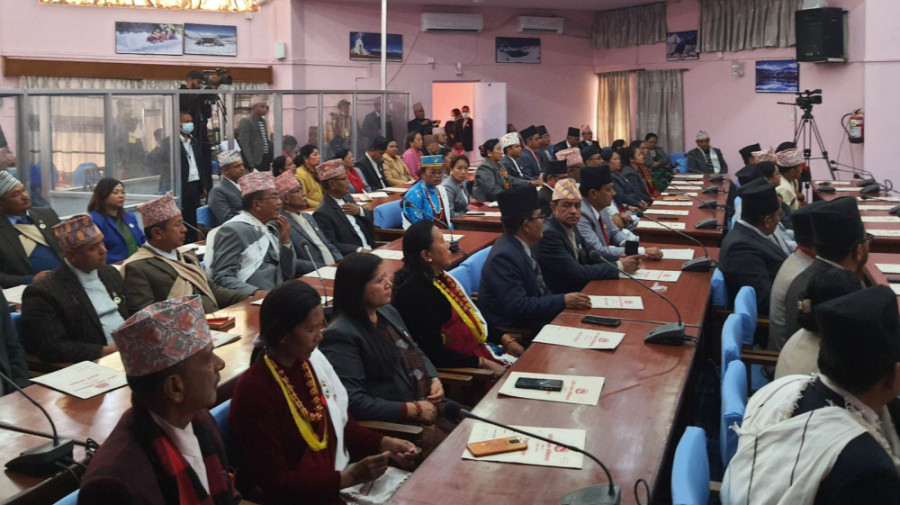 Gandaki Provincial Assembly members take oath of office and secrecy