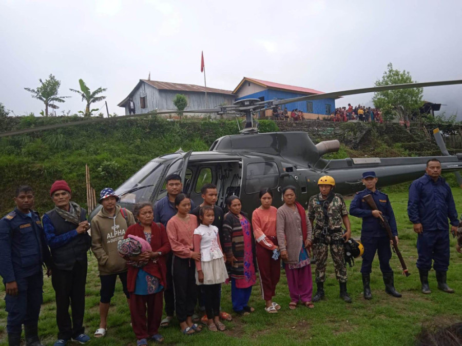12 stranded due to floods, landslides rescued in Panchthar