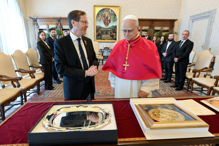 Pope Leo raises ‘tragic situation in Gaza’ in meeting with Israeli ...